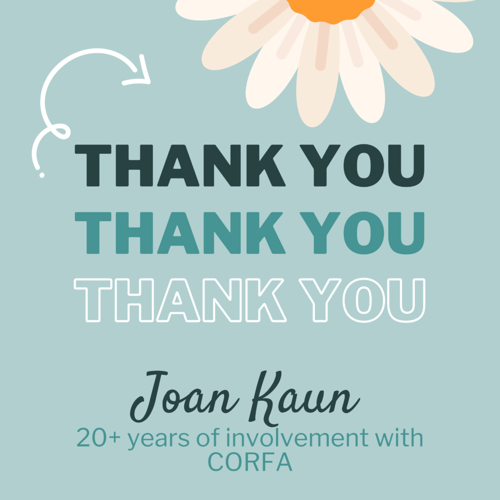 The passing of the Torch...New CORFA President! - College of the ...